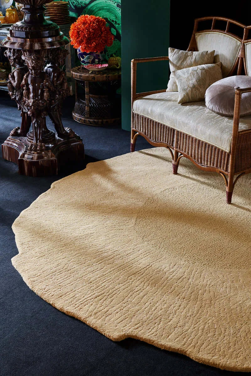 Modern TERRA CURVE Tufted Rugs – Artisan Craftsmanship