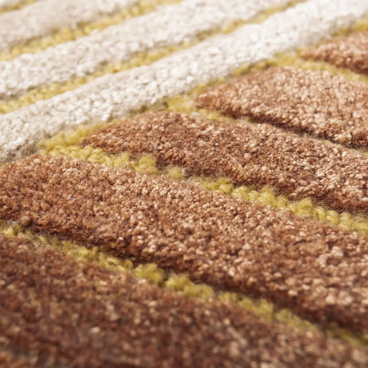 Modern TERRA CURVE Tufted Rugs – Artisan Craftsmanship – Sabera Rugs